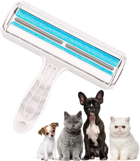 All in One Pet Hair Remove Roller, Reusable, Easy to Clean Pet Hair ...